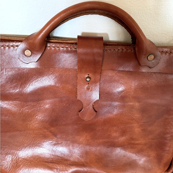 Bags | Nwot Custom One Of A Kind Made By Hand Leather Laptop Computer ...